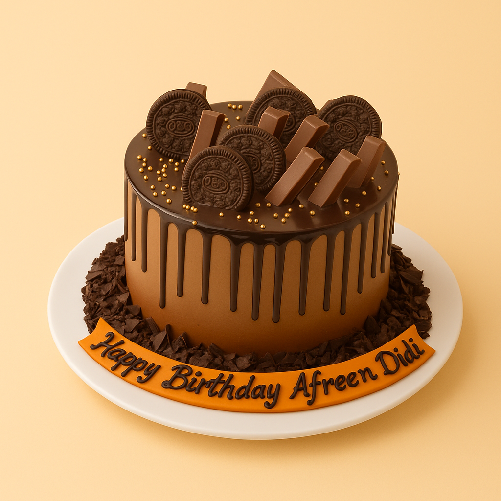 Chocolate Overload Birthday Cake – Brown Bear Bakers