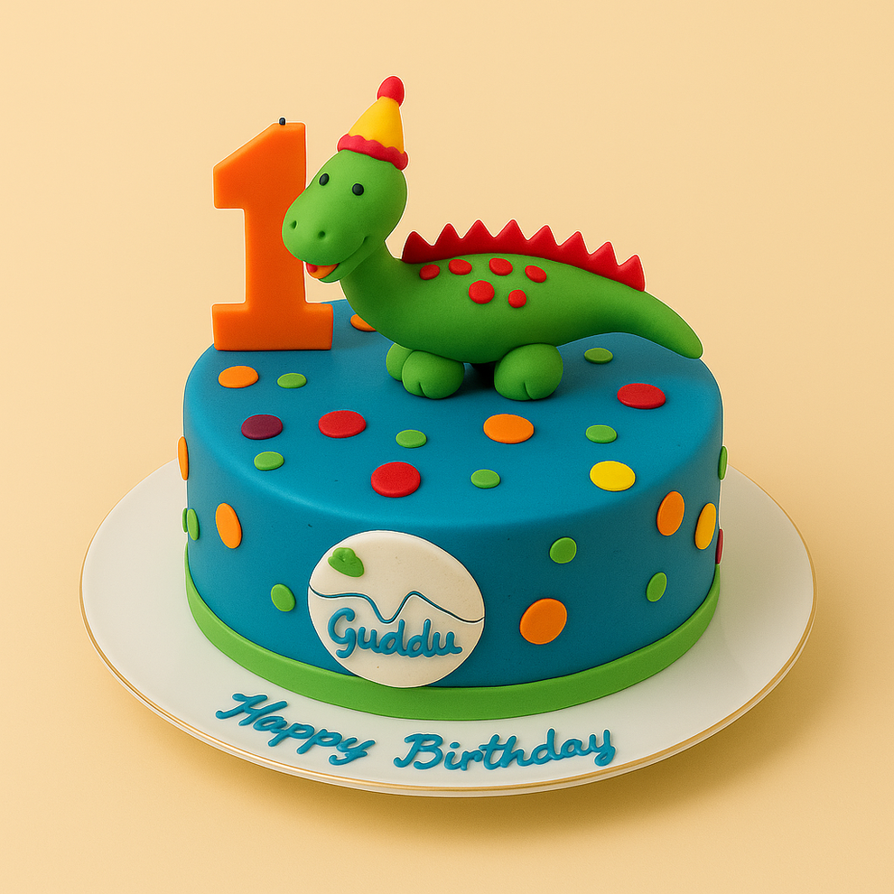 Dino Party Cake – Brown Bear Bakers